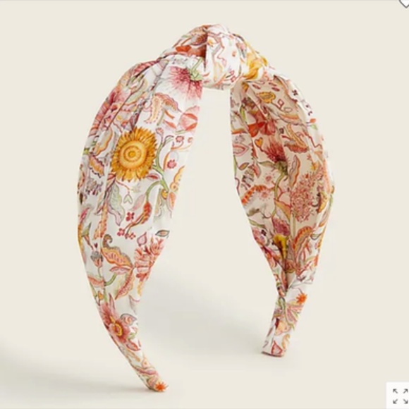 J. Crew | Accessories | Jcrew Liberty Fabric Headband Floral Multi ...